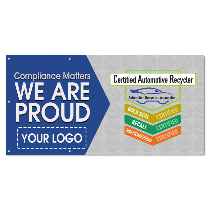 Custom 4' x 8' Banner | Custom Vinyl Banner | CF Recycler Supply