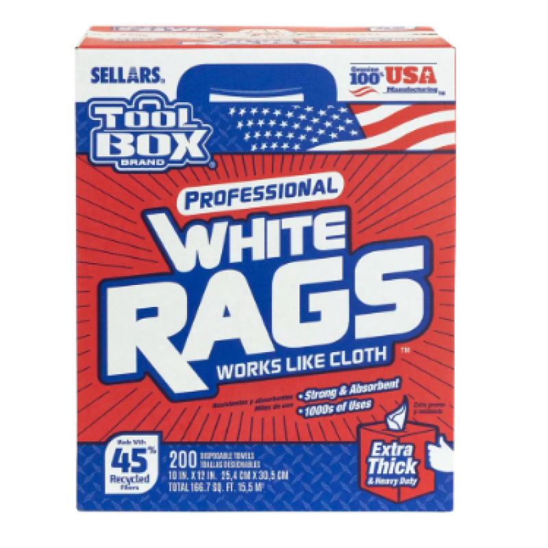 Task Brand Wipers | 10" x 12" Hand Towels | CF Recycler Supply
